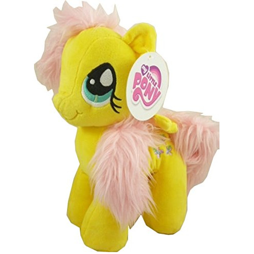 12 Inch My Little Pony Standing Plush Soft Toy - Yellow - Toyland