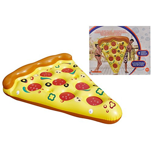 1.9m (6ft) Giant Inflatable Pizza Slice Pool Float - Pool Toys - Toyland