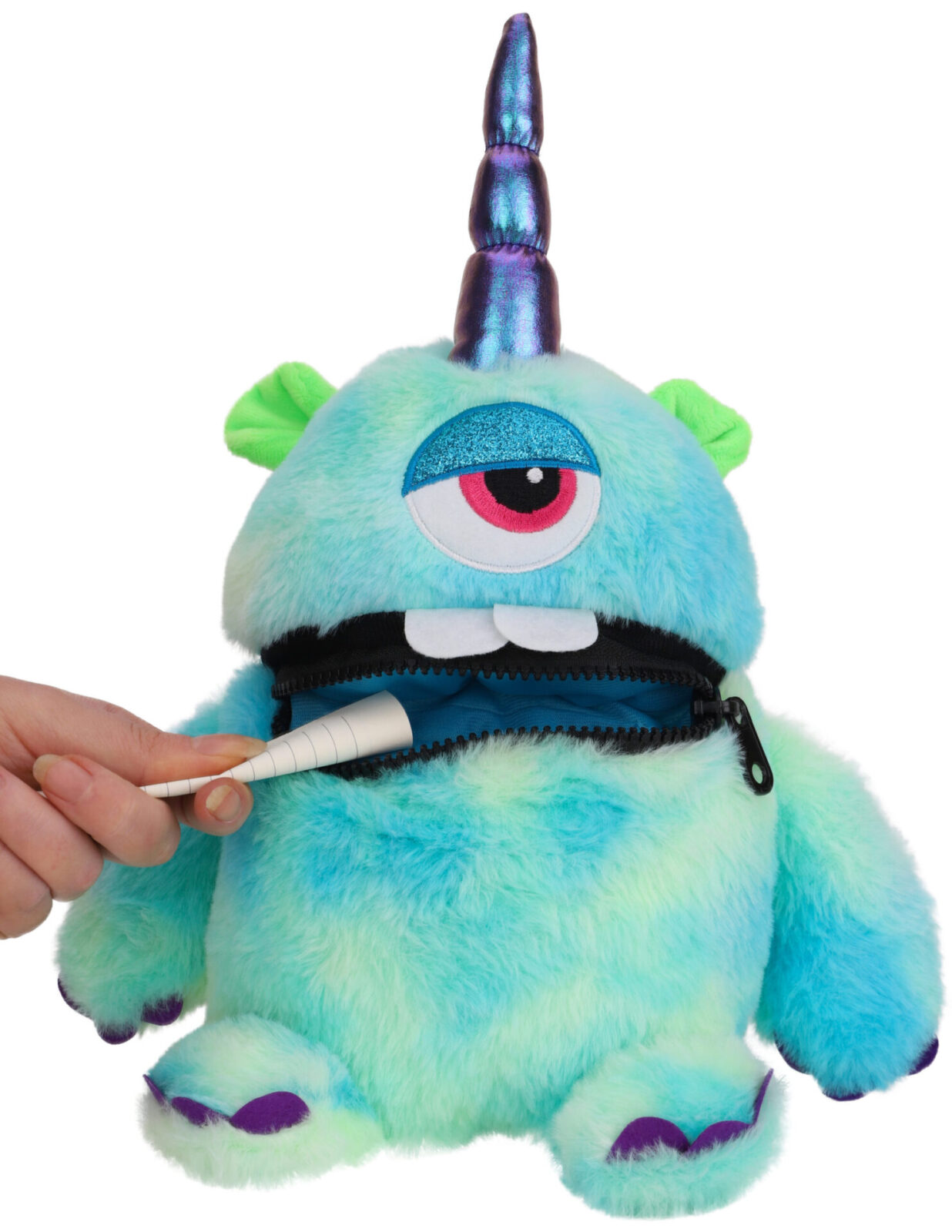 9" ( 23cm) Worry Monster Plush Soft Toy - Loves Eating Your Worries ...
