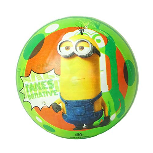 9" Minion Plastic Inflatable Ball - Kevin & Bob - I Try Harder - Toyland