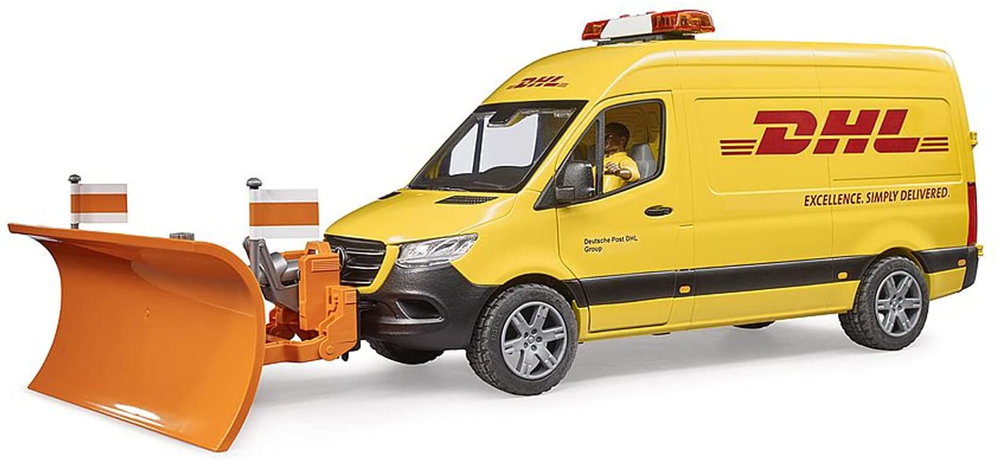 Bruder-2671 MB Sprinter DHL Van with Driver - Toyland