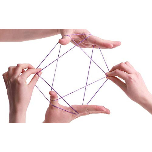 Cats Cradle - Cat's Cradle - Magical String Art - Multi-Coloured Tricks ...