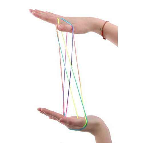 Cats Cradle - Cat's Cradle - Magical String Art - Multi-Coloured Tricks ...