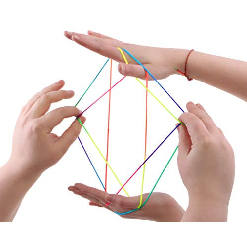Cats Cradle - Cat's Cradle - Magical String Art - Multi-Coloured Tricks ...