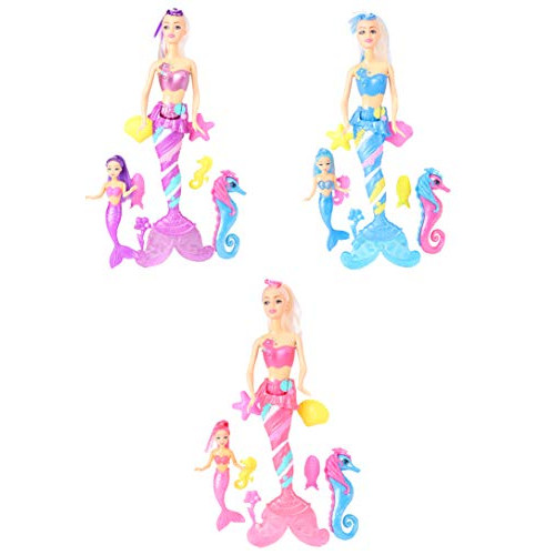 Mermaid Princess Dolls & Seahorse Playset - Mermaid Toys - Girls Toys ...