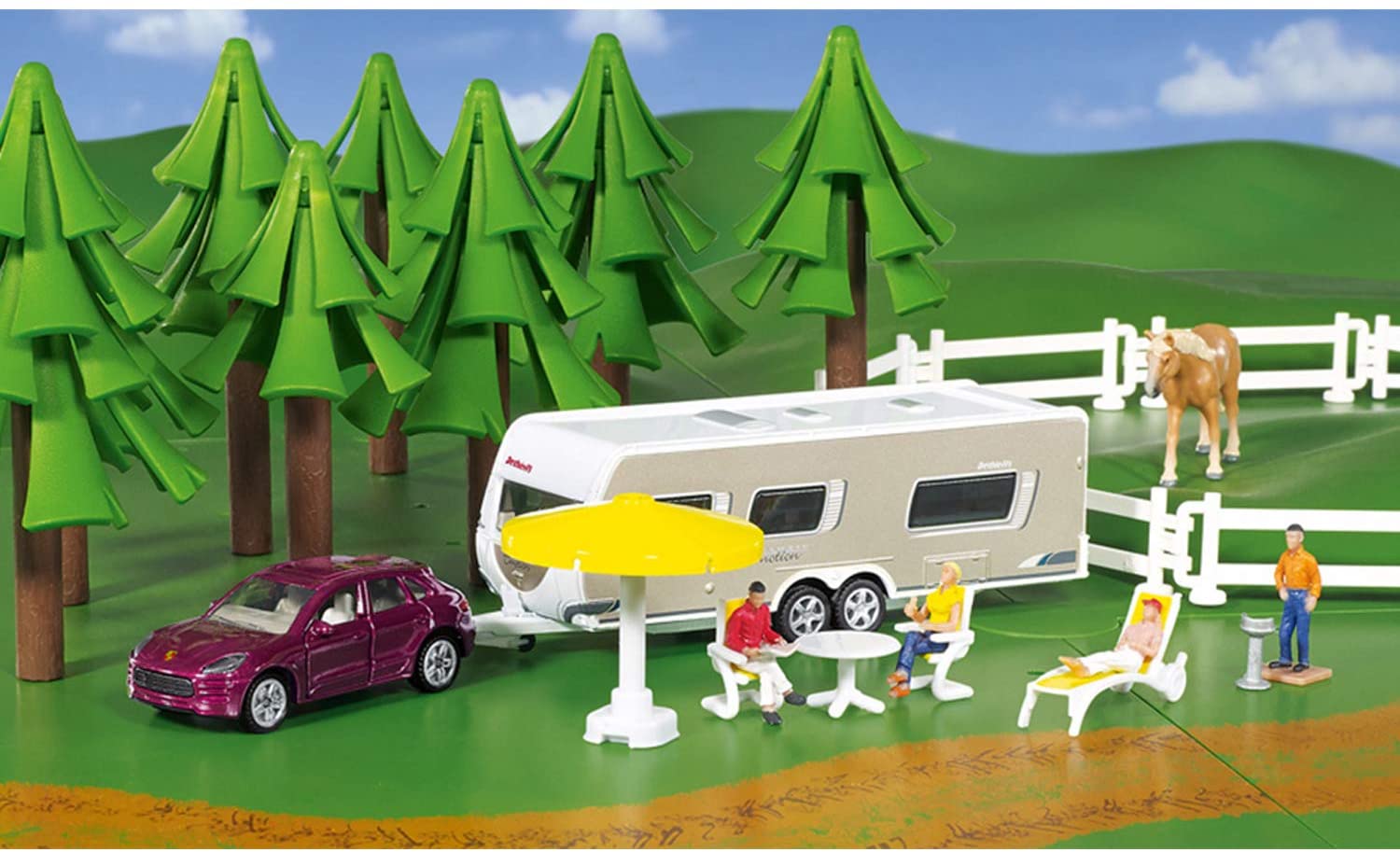 Siku - Car with Caravan Super Series - Toyland