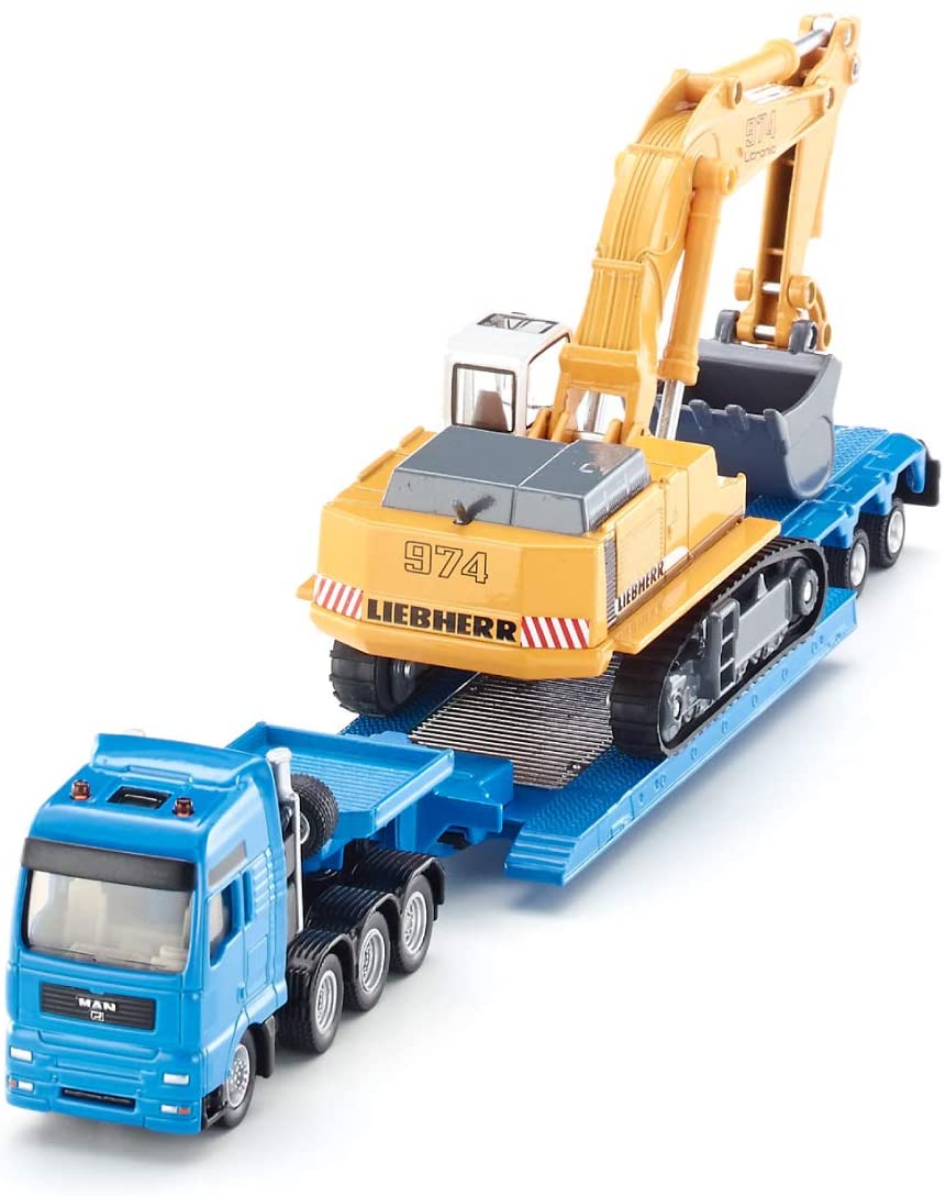 Siku Super Other License 1847, Heavy Load Transporter with Low-Bed, 1: ...