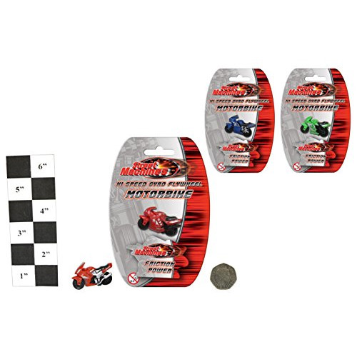 Street Machines Hi Speed Gyro Flywheel Motorbike - Toyland