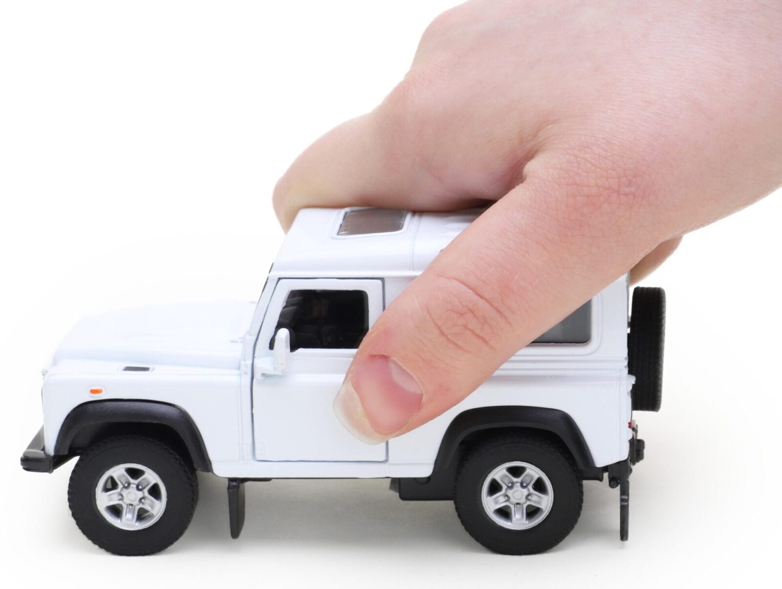 Toyland® 4 Inch (10cm) Die Cast Model Land Rover Defender Toy Car ...