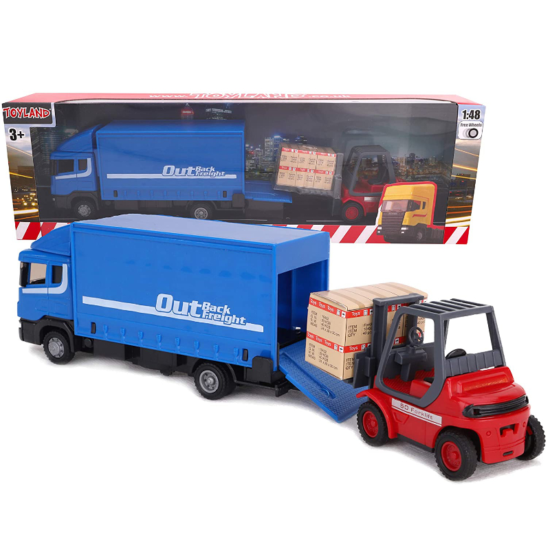 Toyland® Load and Go Vehicle Set - Scania Freight Truck with Forklift ...