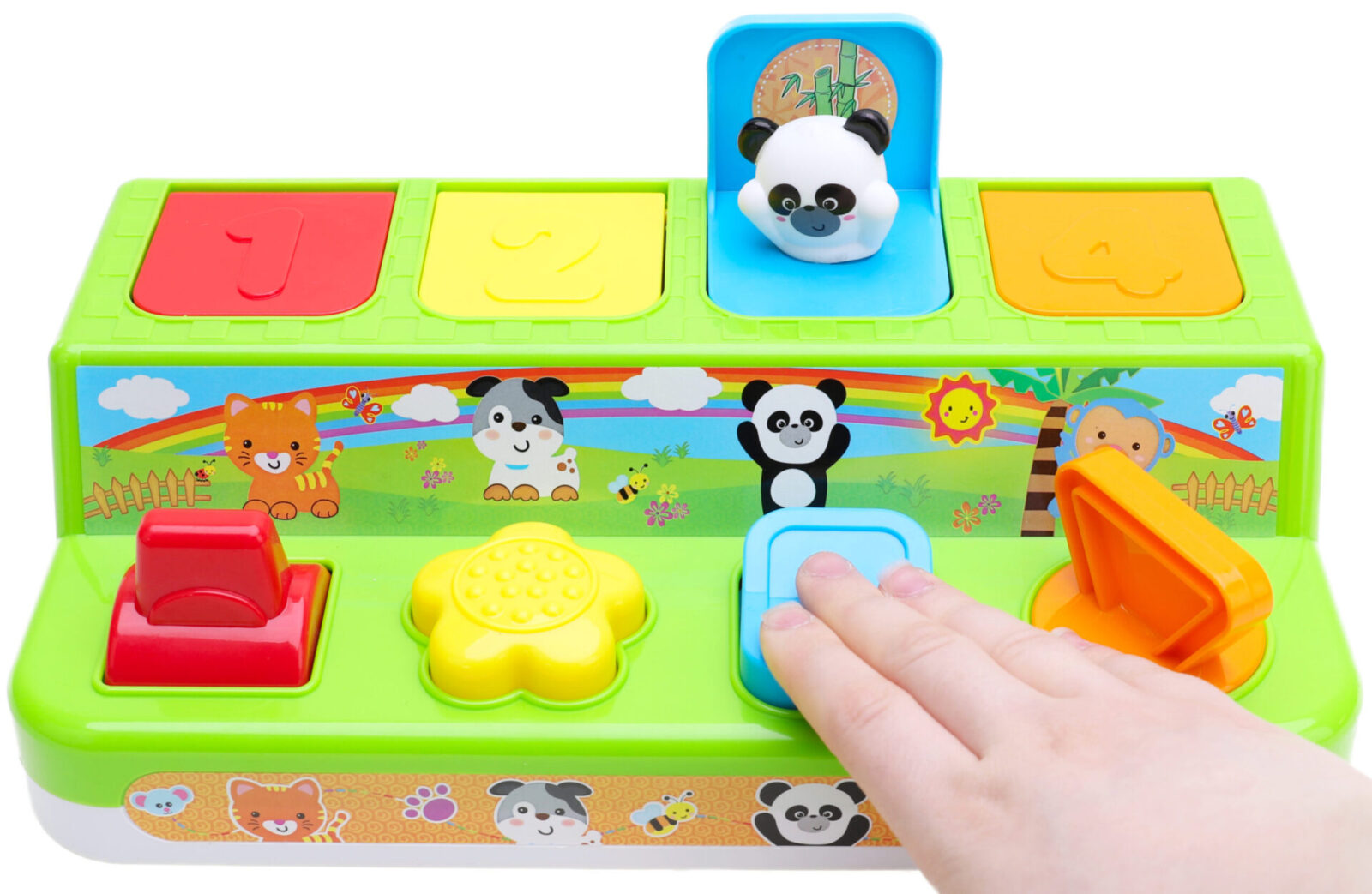 Toyland® Pop Up Animals Baby Game - Baby Toys - Helps Development - 12 ...