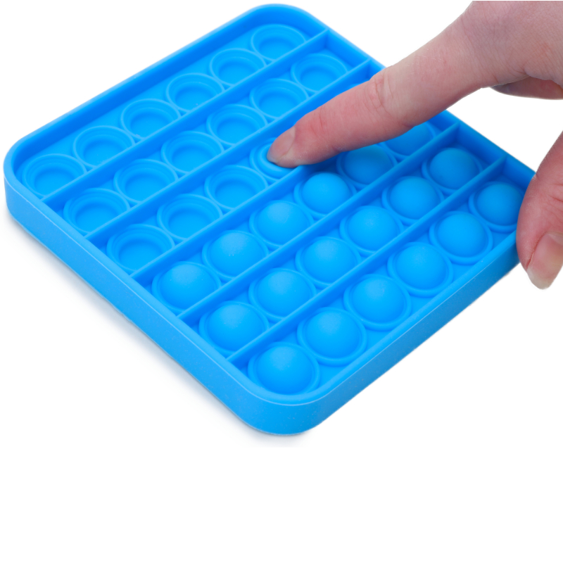 Toyland® Push Bubble Pop Bubble Sensory Fidget Toy (Blue square) - Toyland