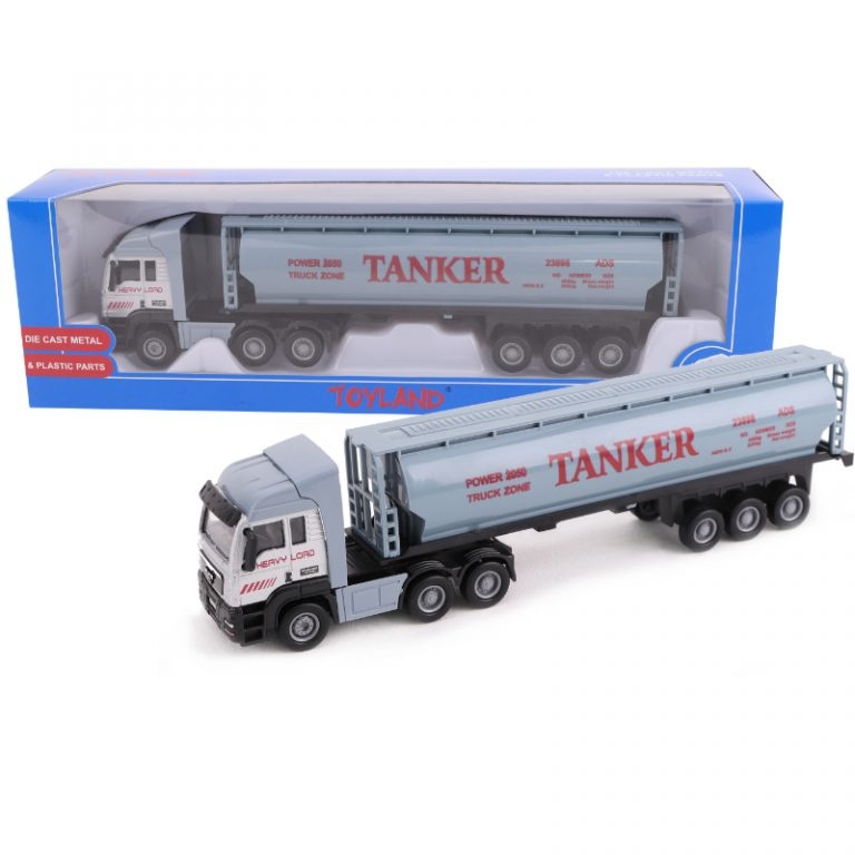 Toyland® 28cm Toy Lorry & Trailer - Diecast - Model Toys & Vehicles ...