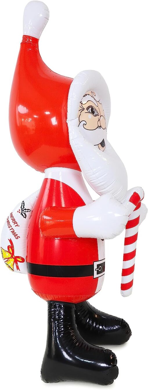 120cm (3.9ft) Inflatable Santa Claus Festive Decoration - Christmas ...