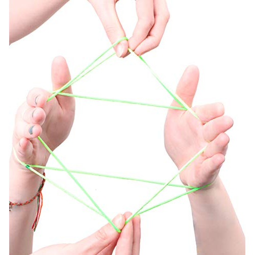 Cats Cradle - Cat's Cradle - Magical String Art - Multi-Coloured Tricks ...