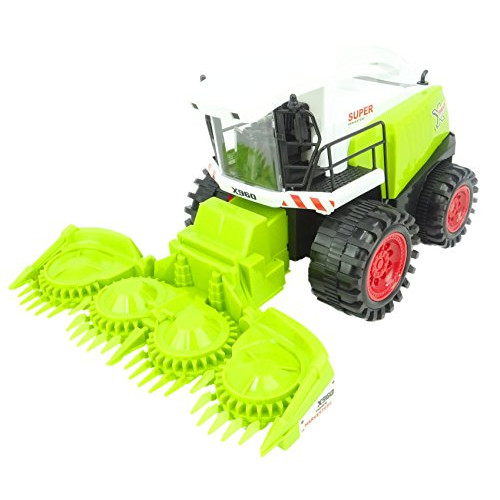32cm Friction Powered Green Silage Forager Harvester - Farm Toys - Toyland