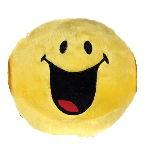 Smiley World Icons Soft Plush Toys 18cm - Smile Face Open Mouth - Toyland