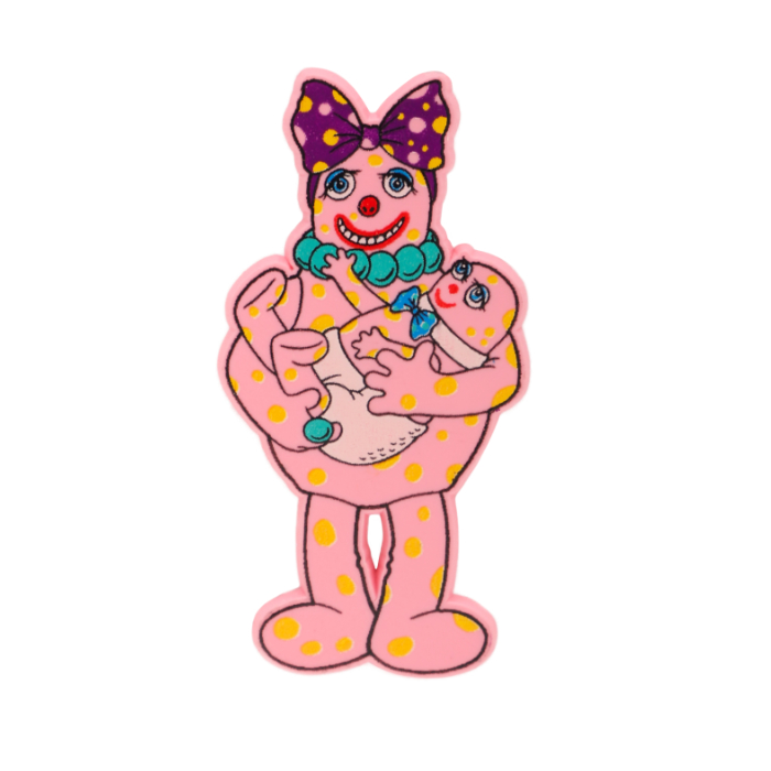 Mr Blobby Magnet- Mum and Baby Blobby - Toyland