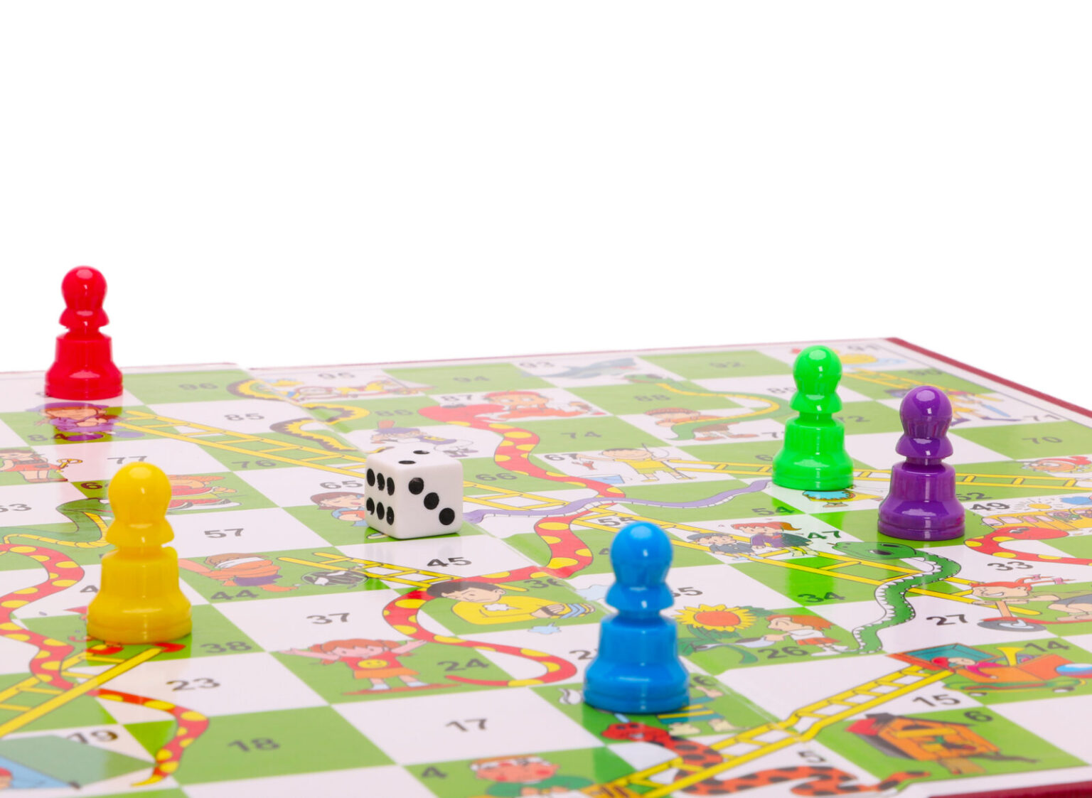 Toyland® 9 Piece Snakes & Ladders Game With Foldable Board & Storage ...