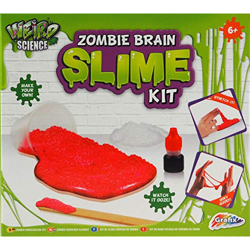 Zombie Brain Slime Making Kit Kids Make Your Own Ooze Set Goo Lab - Toyland