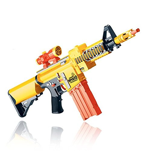 Photon Dart Blaster Gun - 20 Soft Bullets - Battery Operated - Toyland