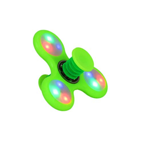 Light Up Hand Spinner Novelty Toy - Fidget Spinner - 5 In 1 - Jump ...