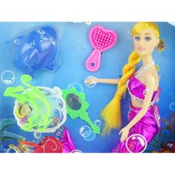 Mermaid Dress Up Fashion Doll 29cm - Pink with outfit and accessories ...