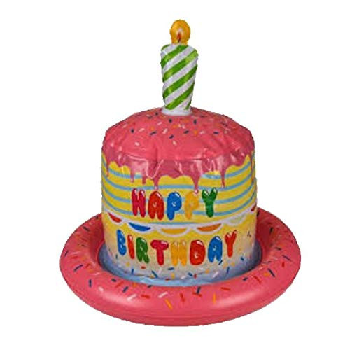 Inflatable hat, Happy Birthday Cake - Toyland