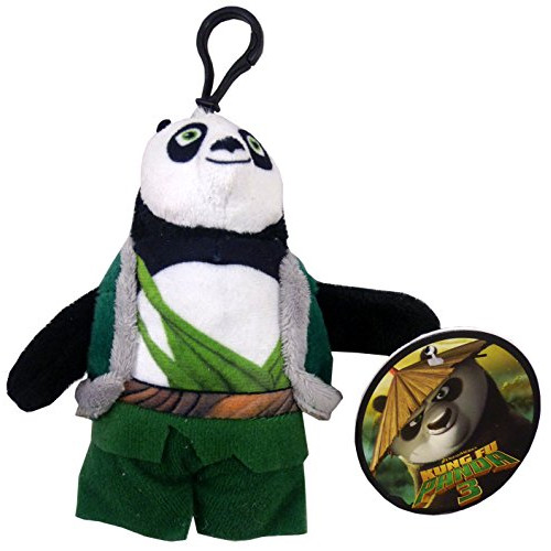 11cm Kung Fu Panda Soft Toy Bag Clip - LI Character - Toyland
