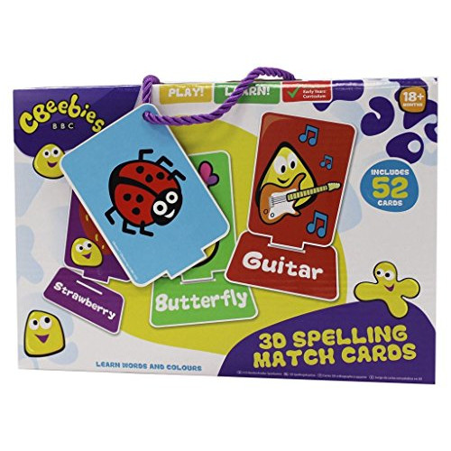 CBeebies Pack Of 2 Matching Cards Set Games - Age 18m+ - Toyland