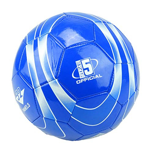 8 Inch Blue Striped Football - Outdoor Games - Toyland