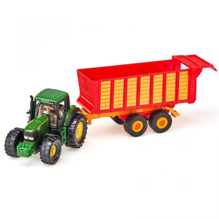 John Deere with Silage Trailer - Toyland