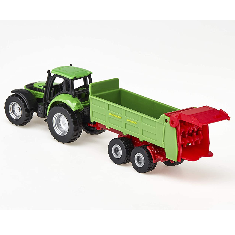 SIKU Deutz Fahr Agrotron 265 Tractor with Straumann Streublitz Spreader ...