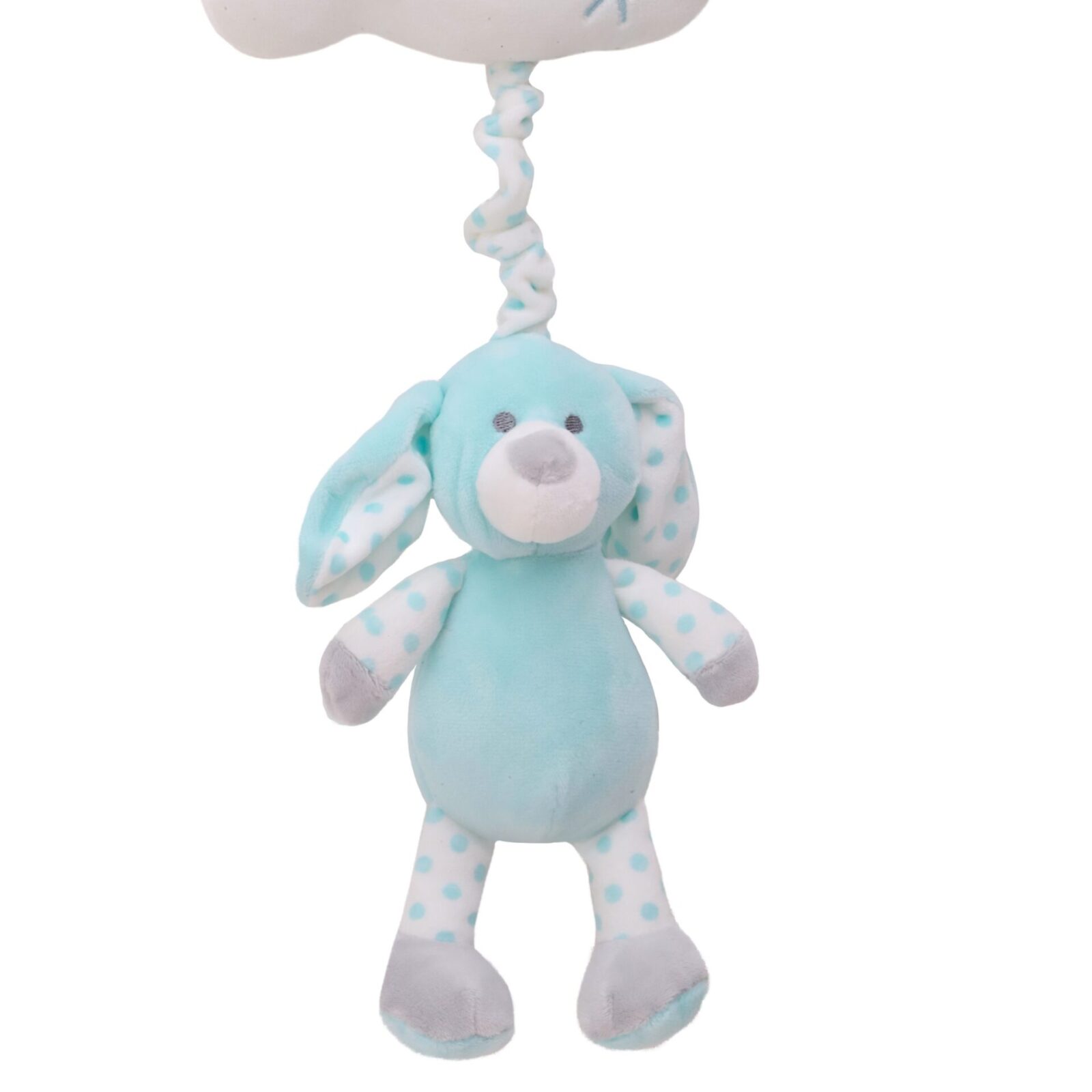 Baby Musical Plush Toy - Blue Rabbit & Cloud - 0m+ - Toyland