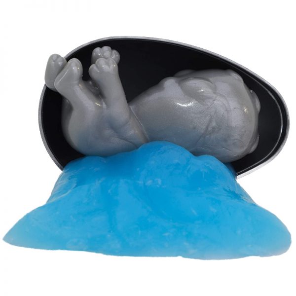 Toyland® Pack of 3 x 8.5cm Alien Egg Toy - Alien In Goo & Plastic Egg ...