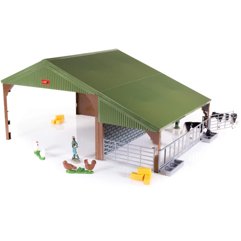 Britains 1:32 Animal Farm Building Playset Collectable Farm Animals for ...