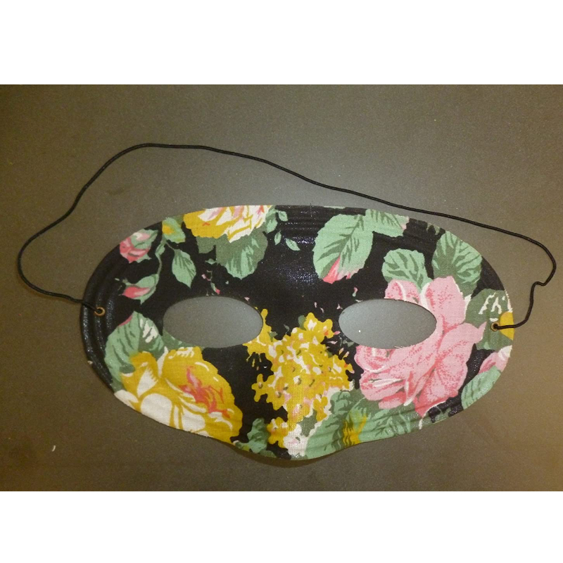 Pack of 12 Unique Flower Pattern Eye Masks - Drama/Theatre/Fancy Dress ...