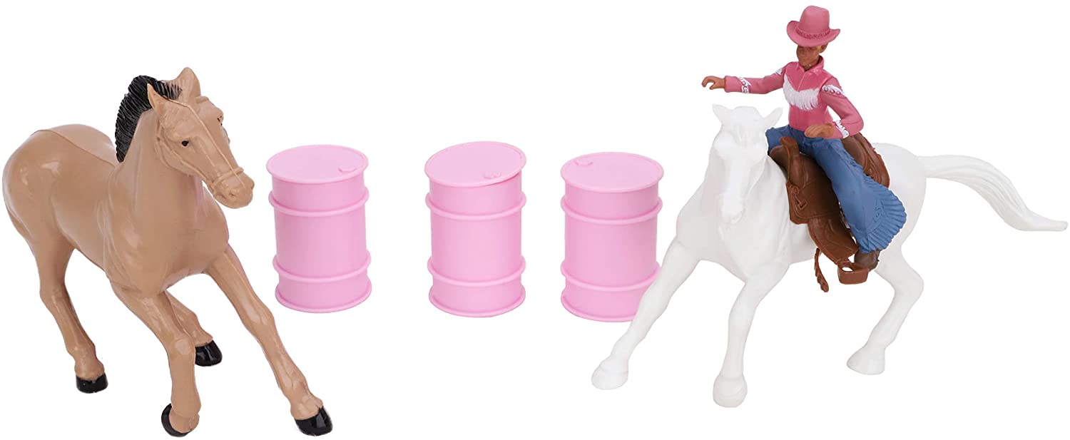 Toyland® Horse Toy Playset - 2 Horses - 12cm x 10cm, Figure ...