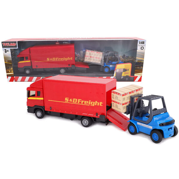 Toyland® Diecast Metal Load and Go Vehicle Set - Scania Freight Truck ...
