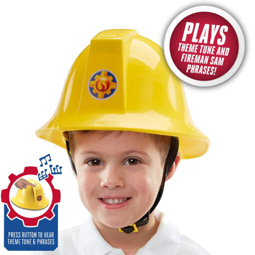 Fireman Sam Helmet with Sound - Toyland