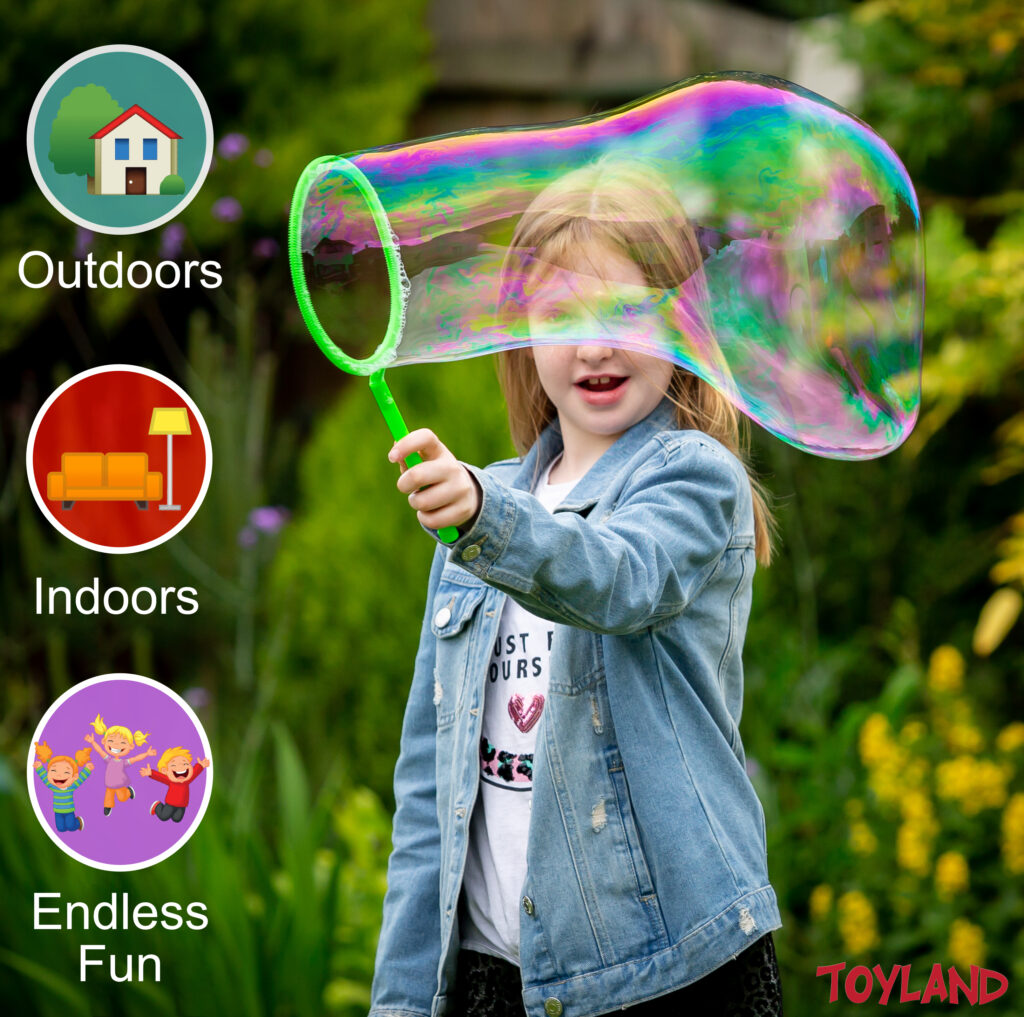 Giant Bubble Making Kit - Create Huge Bubbles - Outdoor Toys - Garden ...