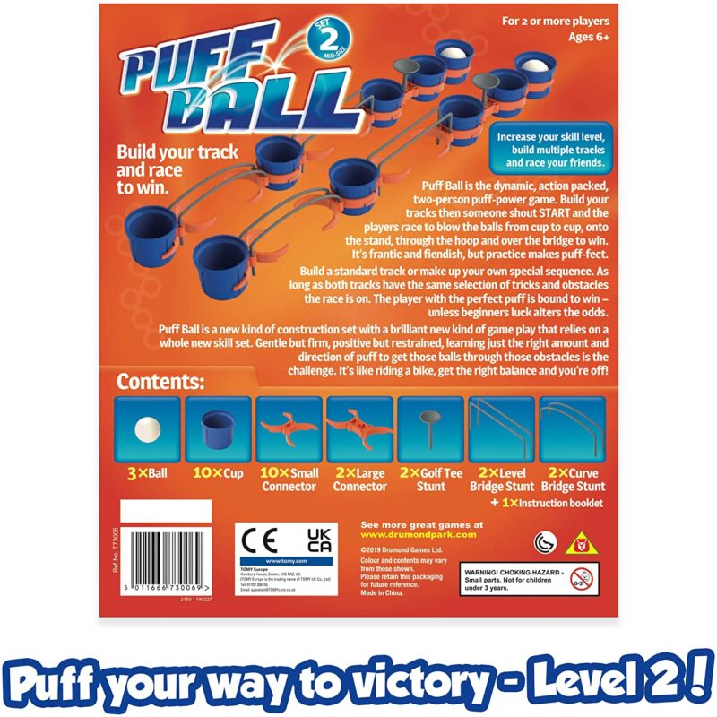 Drumond Park Puff Ball 2 Kids Action Game - Mid Size | Family Board ...
