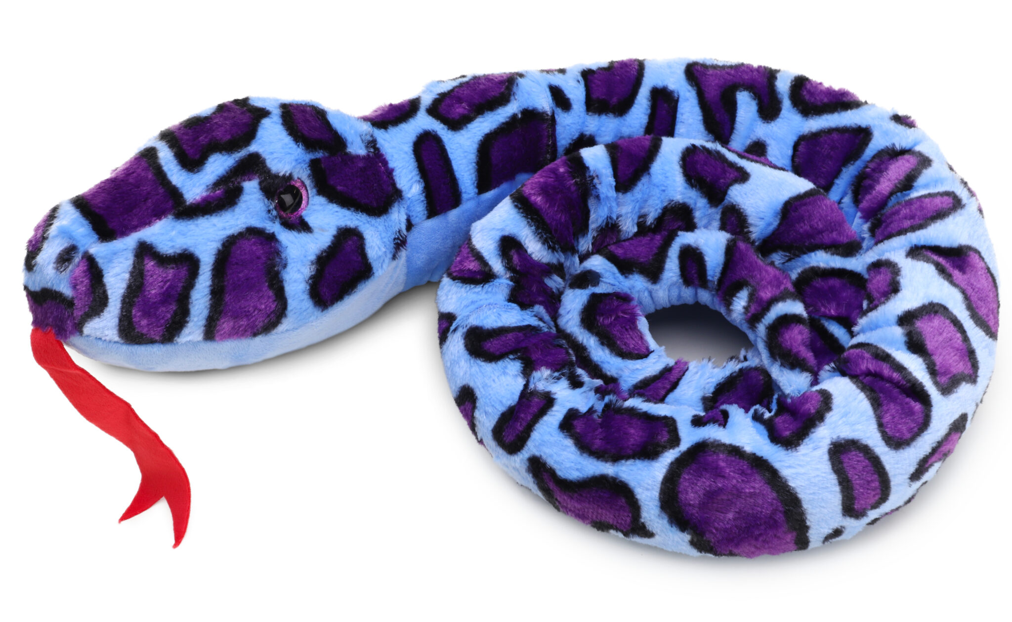 67" Colourful Printed Plush Snake - 5 Assorted - Toyland