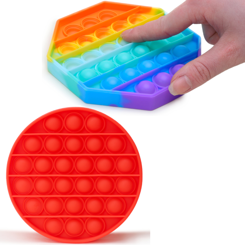 Toyland® Pack Of 2 - Push Bubble Pop Bubble ' Pop It ' Sensory Fidget ...