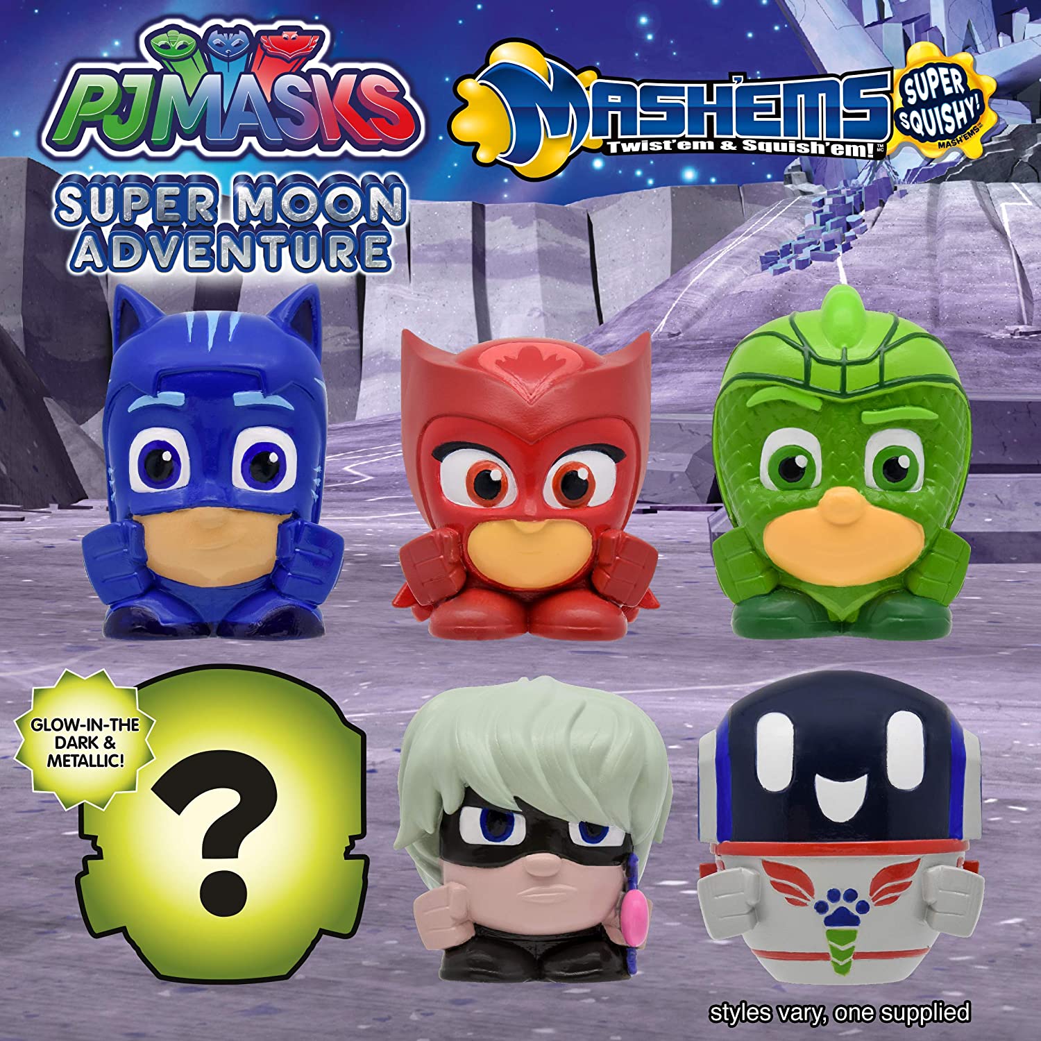 Mash'Ems PJ Masks Styles May Vary, Multi - Toyland