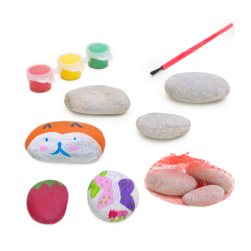 Toyland® Pebble Painting Kit - Paint Your Own Decorative Pebbles - Toyland