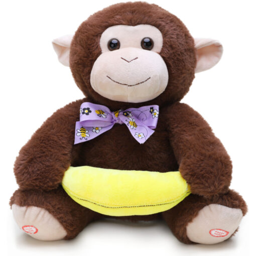 Toyland® 30cm Peekaboo Monkey Plush Soft Toy - Dual Function Animated ...