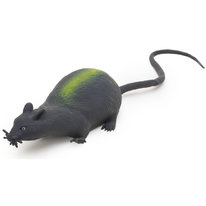 13cm Rubber Stretchy Rat With Long Tail - Halloween - Novelty Toys ...