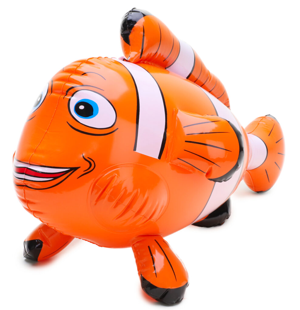 45cm Inflatable Clown Fish - Toyland