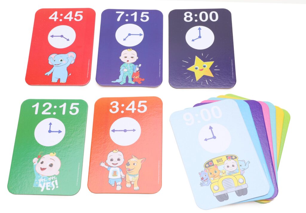 Toyland® Cocomelon Clock Giant Floor Puzzle With 12 Flash Cards - Learn ...